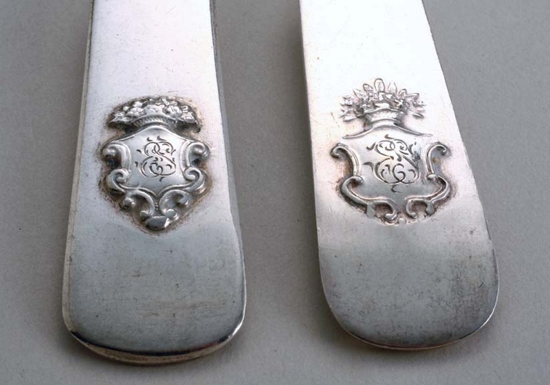 Leopard Antiques Russian Crested Silver Flatware Set (4 each of ...