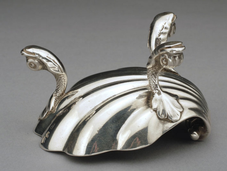 Leopard Antiques Georgian Silver Scallop Shell Dishes (set of 4) - Escallop