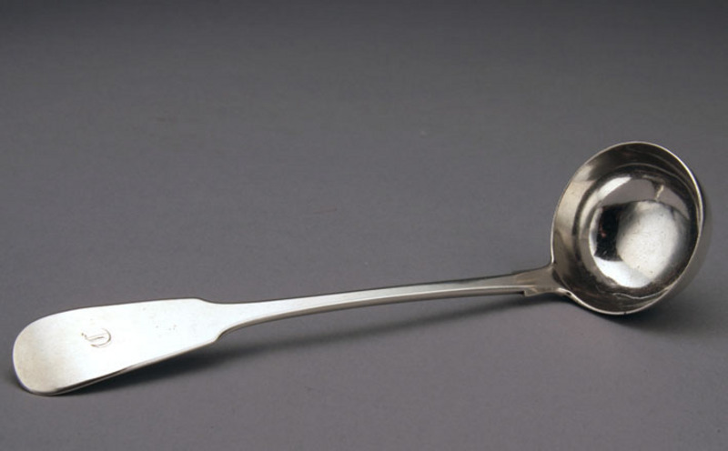 Leopard Antiques Scottish Silver Toddy Ladle - Robert Gray