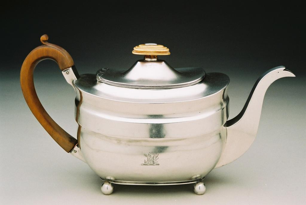 Leopard Antiques Bateman Georgian Silver Teapot
