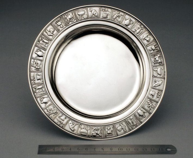 Leopard Antiques Gorham Sterling Nursery Rhyme Plate