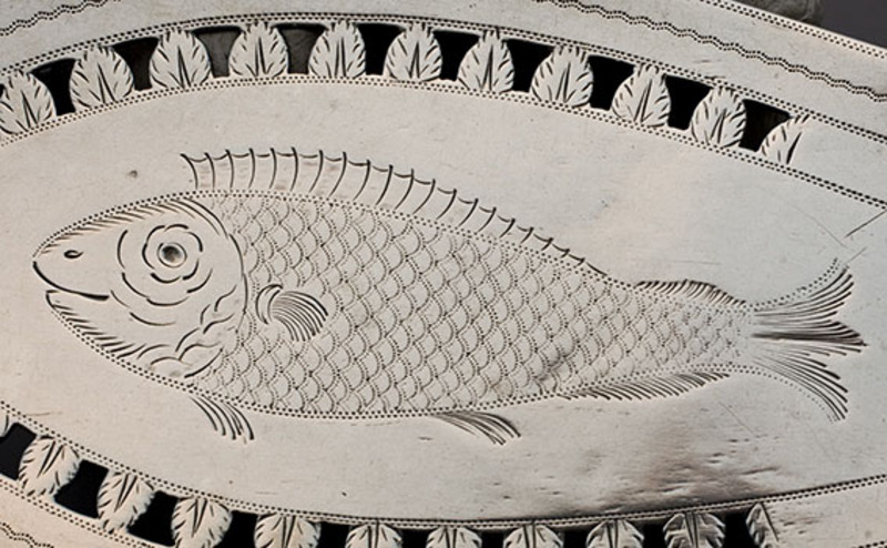 Leopard Antiques Cape Silver Fish Slice - Combrink