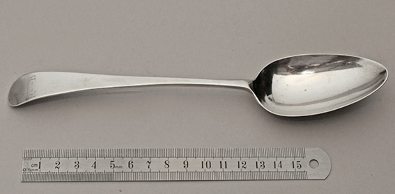 Leopard Antiques Coin Silver Tablespoon - Philadelphia, Samuel Alexander