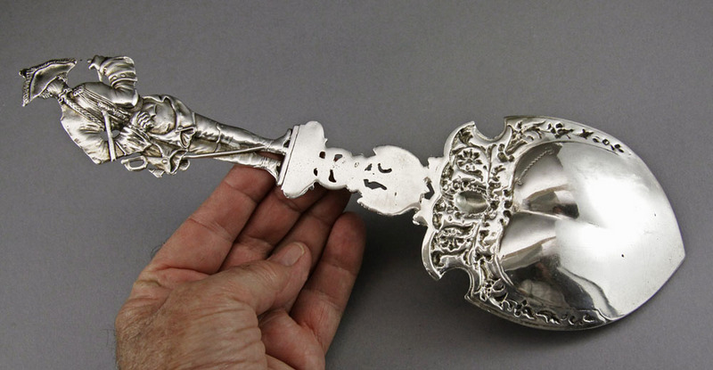 Leopard Antiques Hanau Silver Frederick the Great Serving Spoon - Der ...