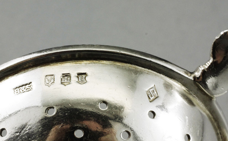 Leopard Antiques Scottish Silver Tea Strainer - Traprain Treasure