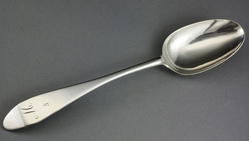 Leopard Antiques Scottish Provincial Pointed End Tablespoon - Dundee