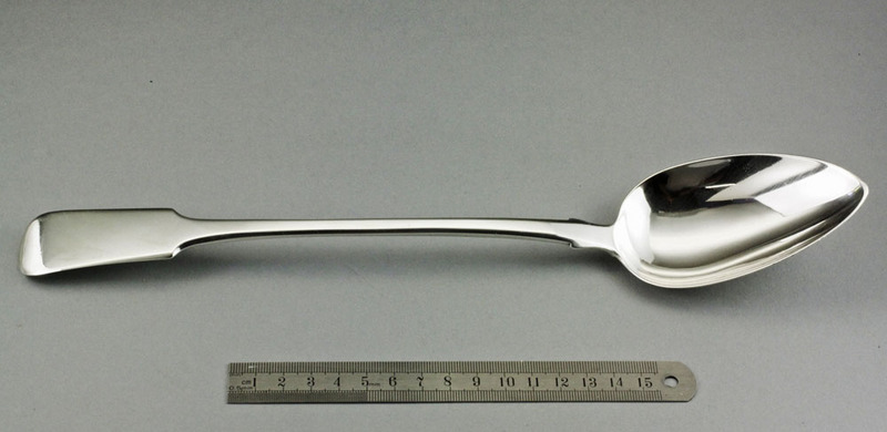 Leopard Antiques Provincial Silver Gravy Spoon - Bristol, Exeter Hallmarks