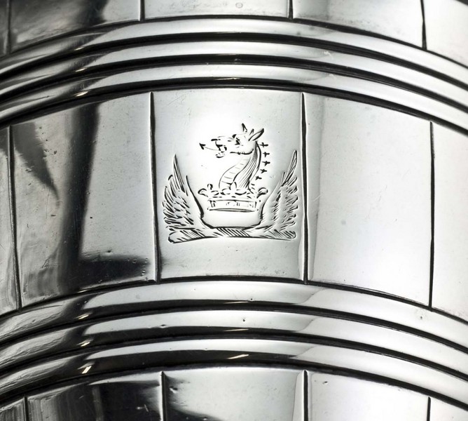 Leopard Antiques Bateman Silver Barrel Shaped Beakers (Pair) - Ducal ...