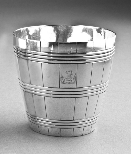 Leopard Antiques Bateman Silver Barrel Shaped Beakers (Pair) - Ducal ...