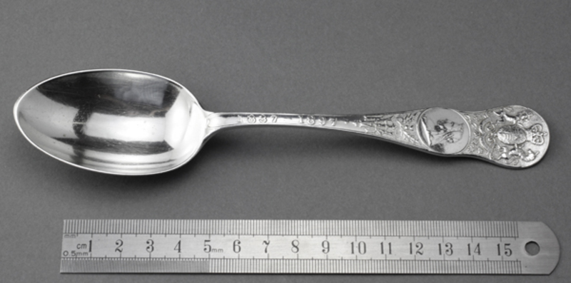 Leopard Antiques Queen Victoria Diamond Jubilee Antique Silver Spoon ...