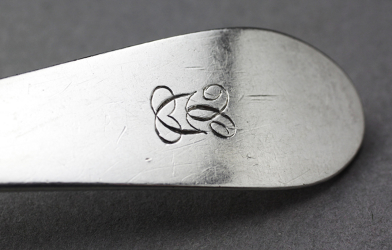 Leopard Antiques Georgian Scottish Silver Dessert Spoons (Set of 4 ...