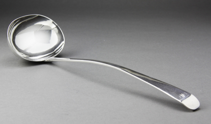 Leopard Antiques Rare Scottish Provincial Silver Soup Ladle - John ...