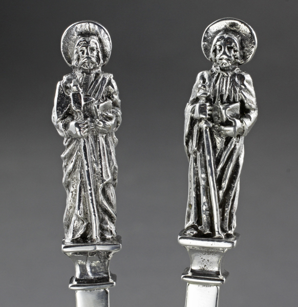 Leopard Antiques Silver Apostle Spoons - St James the Greater, St Jude