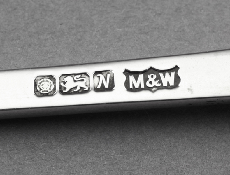 Leopard Antiques Sterling Silver Reproduction Trifid Lace Back ...