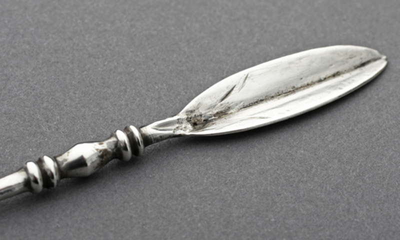 Leopard Antiques Roman Silver Ligula (Spatula)