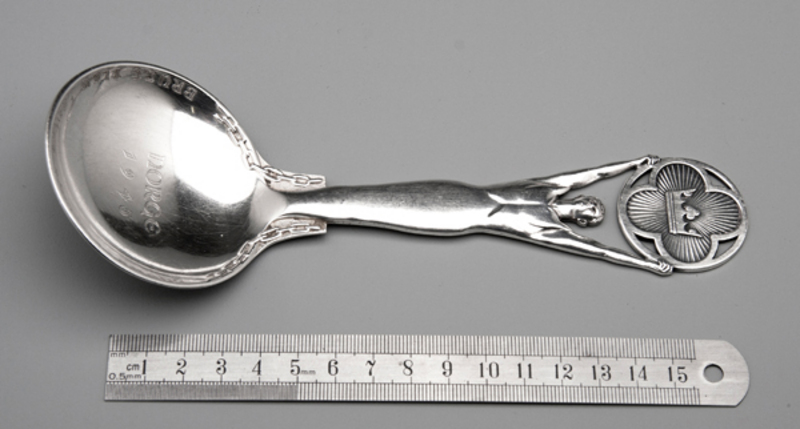 Leopard Antiques Norwegian Silver Liberation Serving Spoon - Norge 1945 ...