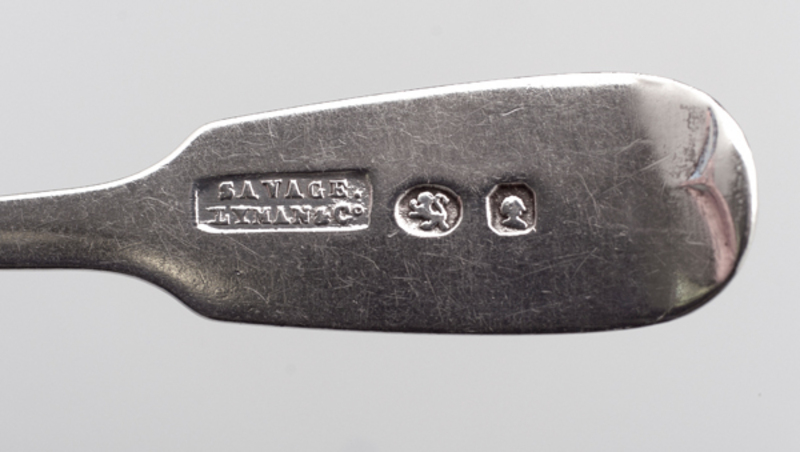 Leopard Antiques Canadian Antique Silver Teaspoon - Savage, Lyman & Co