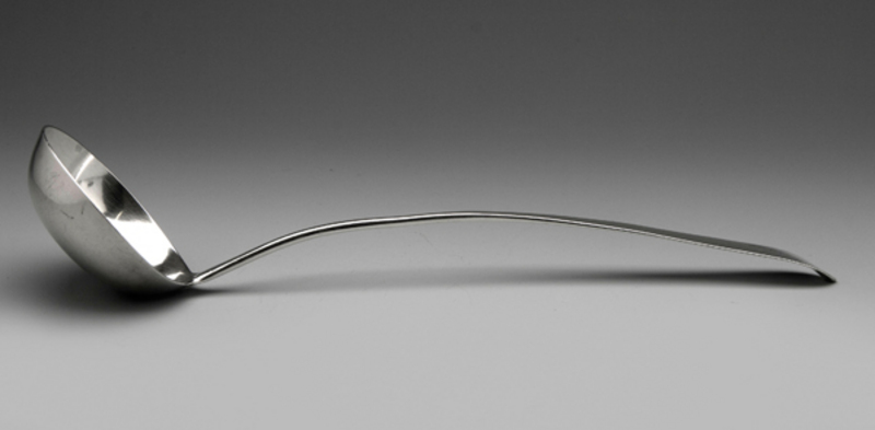 Leopard Antiques Scottish Provincial Silver Soup Ladle - John Heron ...