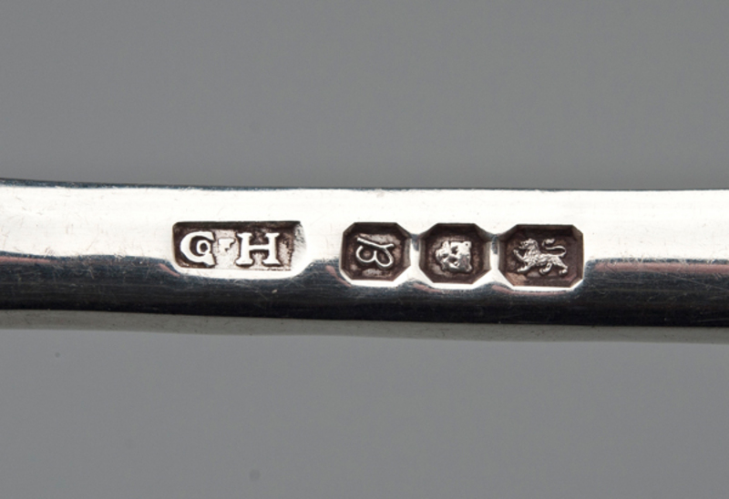 Leopard Antiques Guild of Handicraft Arts & Crafts Silver Teaspoons ...