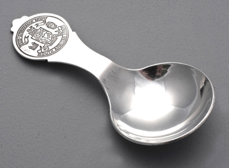 Leopard Antiques South African Mint Silver Caddy Spoon - Suid ...