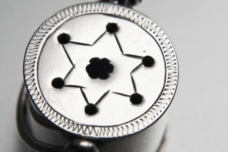 Leopard Antiques Dutch Silver Miniature Foot Stove (Foot Warmer ...