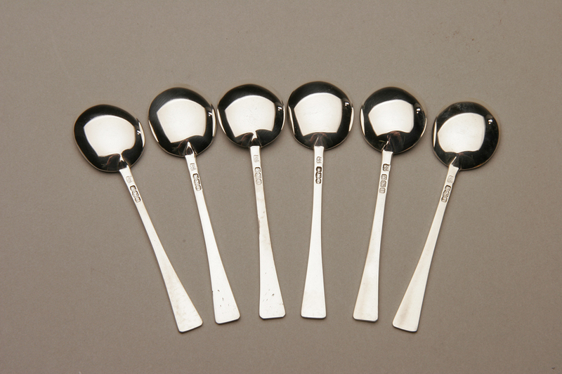 Leopard Antiques Art Deco Silver Coffee spoons