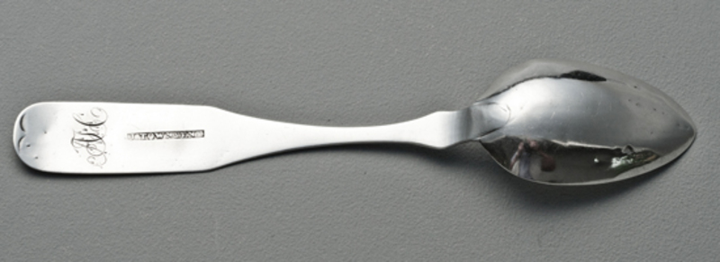 Leopard Antiques Philadelphia Coin Silver Spoon - John Townsend