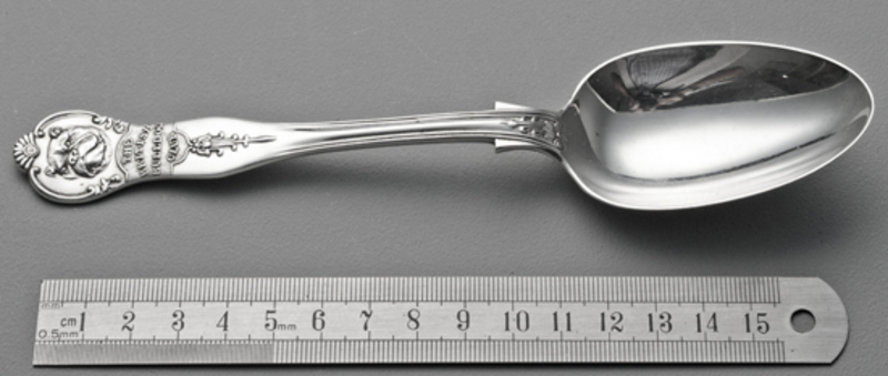 Leopard Antiques The British Bulldog Club Antique Silver Tablespoon