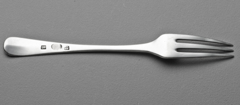 Leopard Antiques Cape Silver Konfyt Fork - Oltman Ahlers