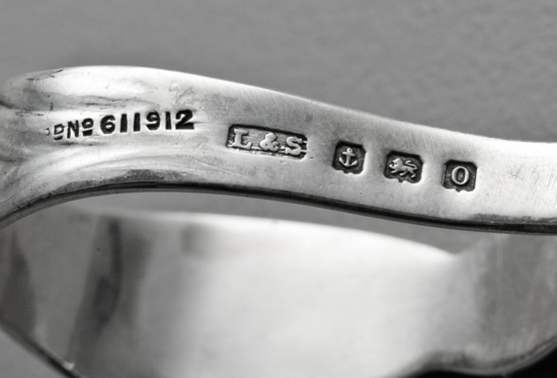 Leopard Antiques Antique Silver Christening Spoon - Captain Hook, Peter Pan