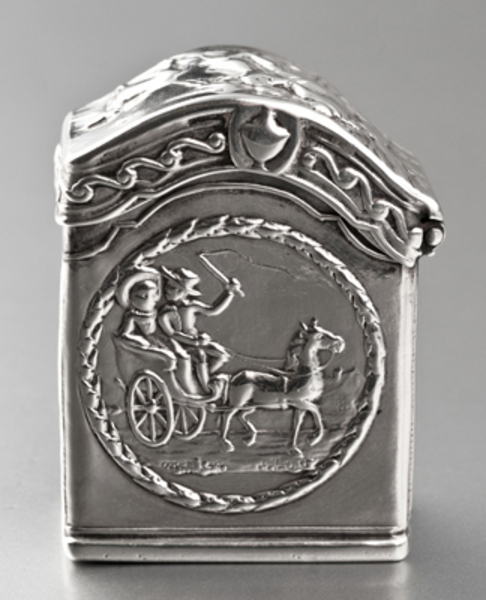 Leopard Antiques Dutch Silver Lodereindoosje / Vinaigrette -Amsterdam ...