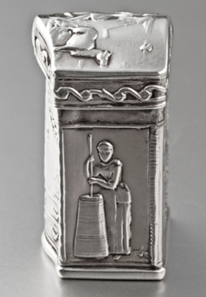 Leopard Antiques Dutch Silver Lodereindoosje / Vinaigrette -Amsterdam ...