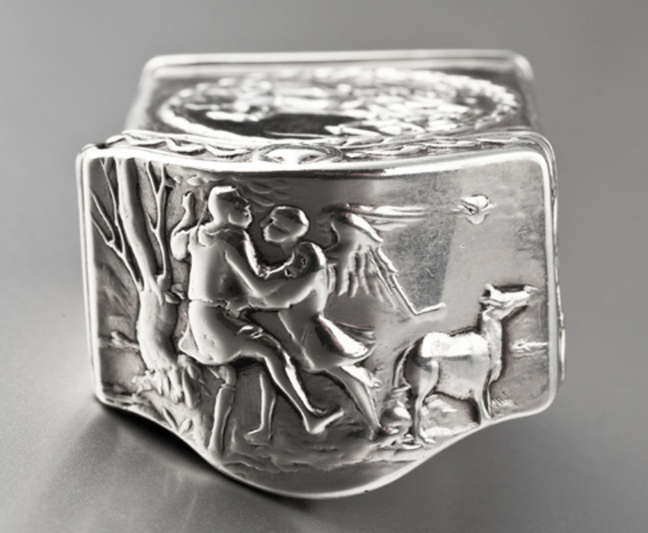 Leopard Antiques Dutch Silver Lodereindoosje / Vinaigrette -Amsterdam ...
