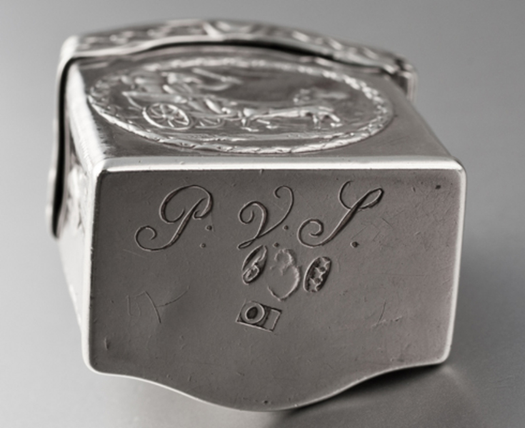 Leopard Antiques Dutch Silver Lodereindoosje / Vinaigrette -Amsterdam ...