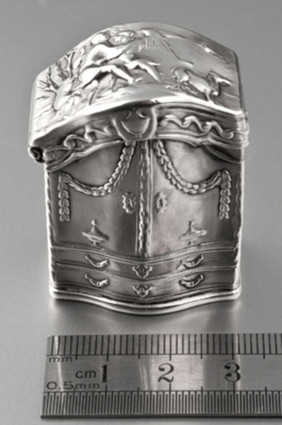 Leopard Antiques Dutch Silver Lodereindoosje / Vinaigrette -Amsterdam ...