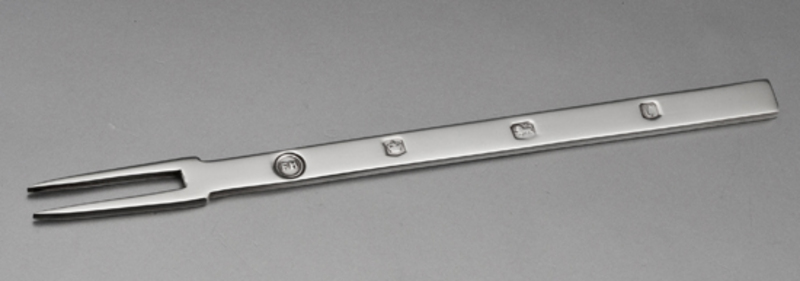 Leopard Antiques Silver 2 Pronged Notched Puritan Fork - Replica of ...