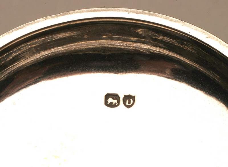 Leopard Antiques Victorian Antique Silver Inkstand