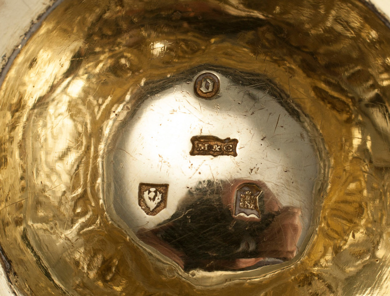 Leopard Antiques Scottish Silver Rams Head Snuff Mull Cover