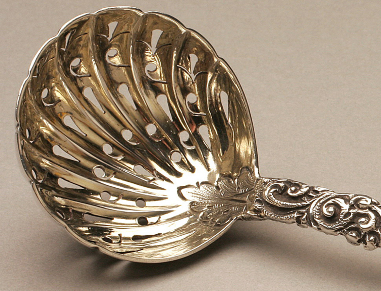 Leopard Antiques Antique Silver Sugar sifter