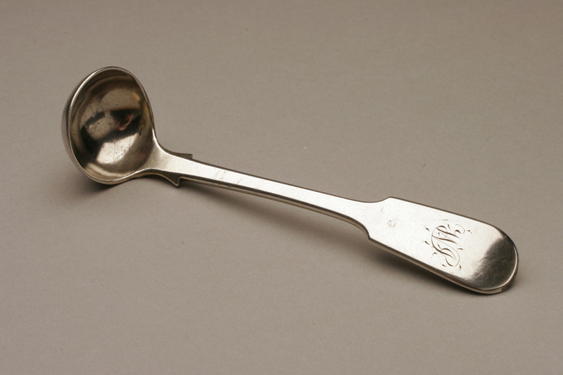 Leopard Antiques Indian Colonial Silver condiment spoon