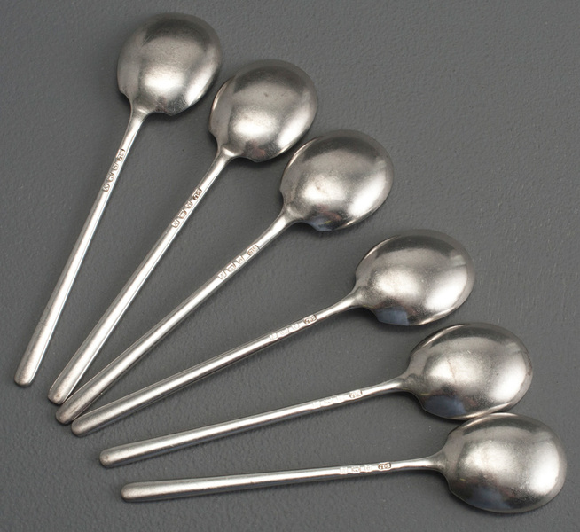 Leopard Antiques Art Deco Sterling Silver Demitasse Coffee Spoons - L ...