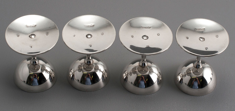 Leopard Antiques Traprain Treasure Sterling Silver Miniature Wine Cups ...