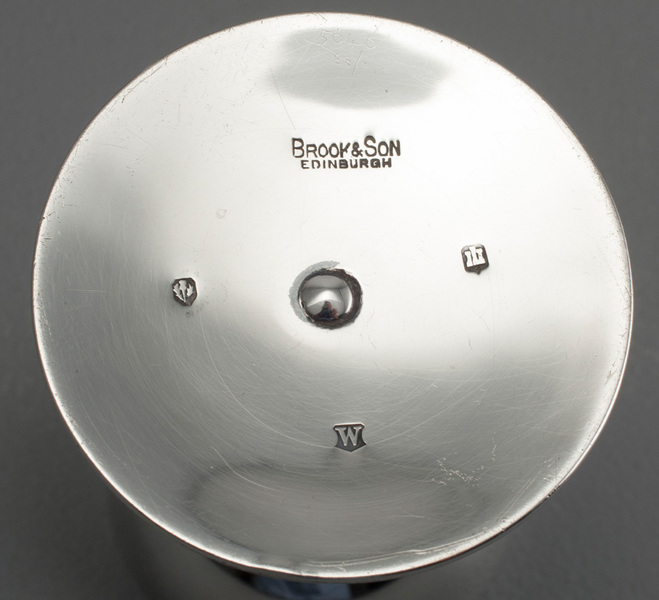 Leopard Antiques Traprain Treasure Sterling Silver Miniature Wine Cups ...