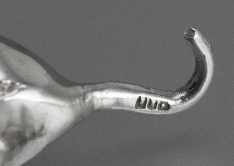 Leopard Antiques Collection of 6 Solid Sterling Silver Miniature ...