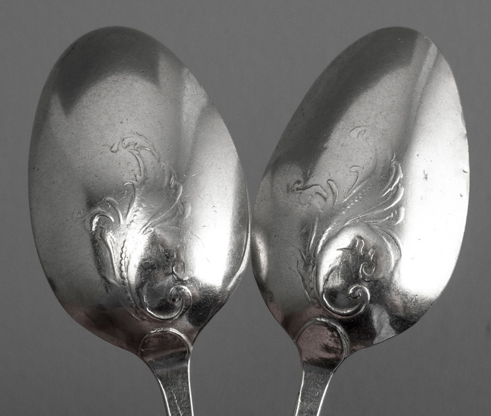 Leopard Antiques Miniature Hanoverian Silver Scroll Back (Fancy Back ...