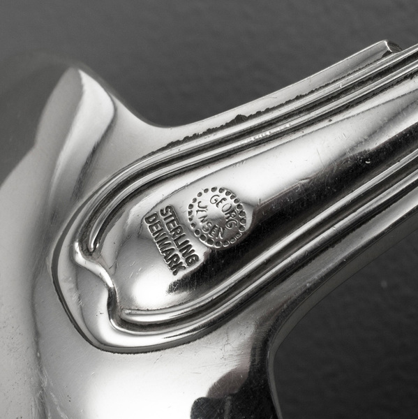 Leopard Antiques Georg Jensen Old Danish (Dobbeltriflet) Sterling ...