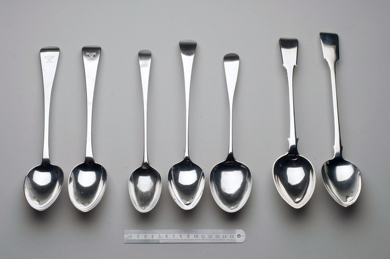 Leopard Antiques Provincial Silver Gravy Spoon - Bristol, Exeter Hallmarks