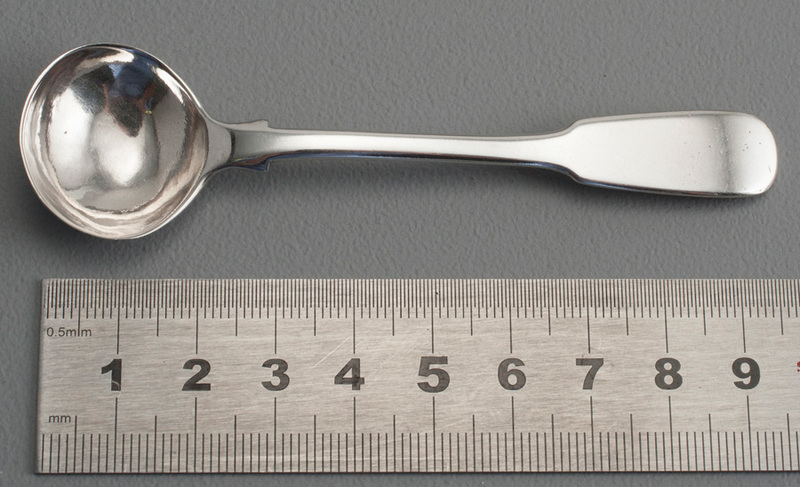 Leopard Antiques Indian Colonial Silver Salt Spoon