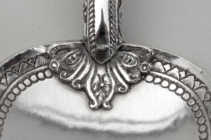 Leopard Antiques Antique Indian Silver Raj Period Spoon - Kutch