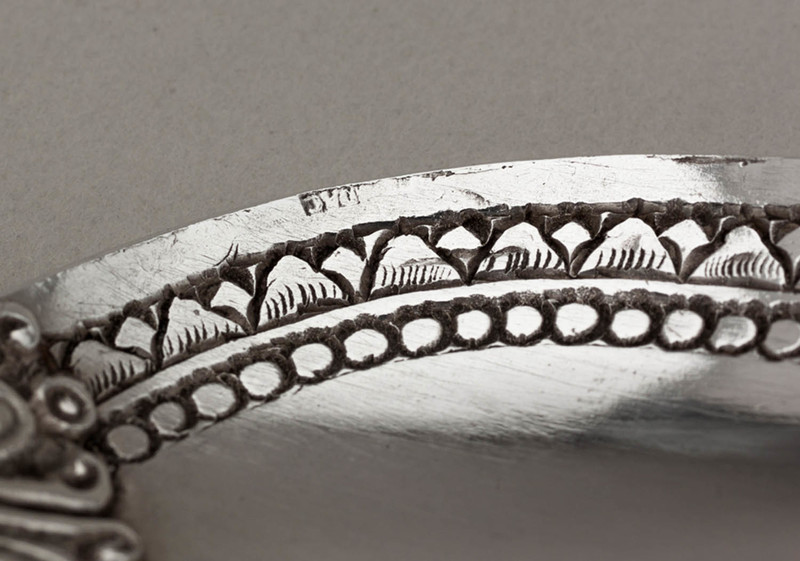 Leopard Antiques Antique Indian Silver Raj Period Spoon - Kutch